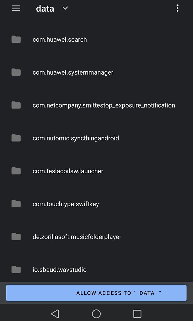 Refuses to create new (sync) folder - Android - Syncthing Community Forum