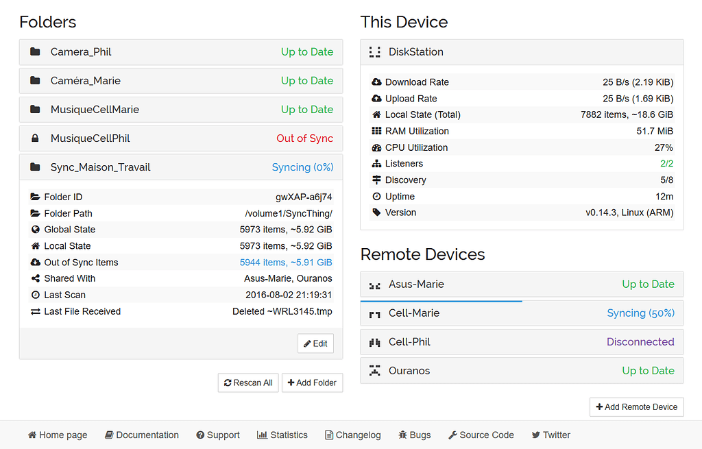 "Out of sync items" doesn't change - Support - Syncthing Community Forum