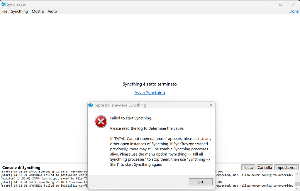Synctrayzor: I can't get it to work - Support - Syncthing Community Forum