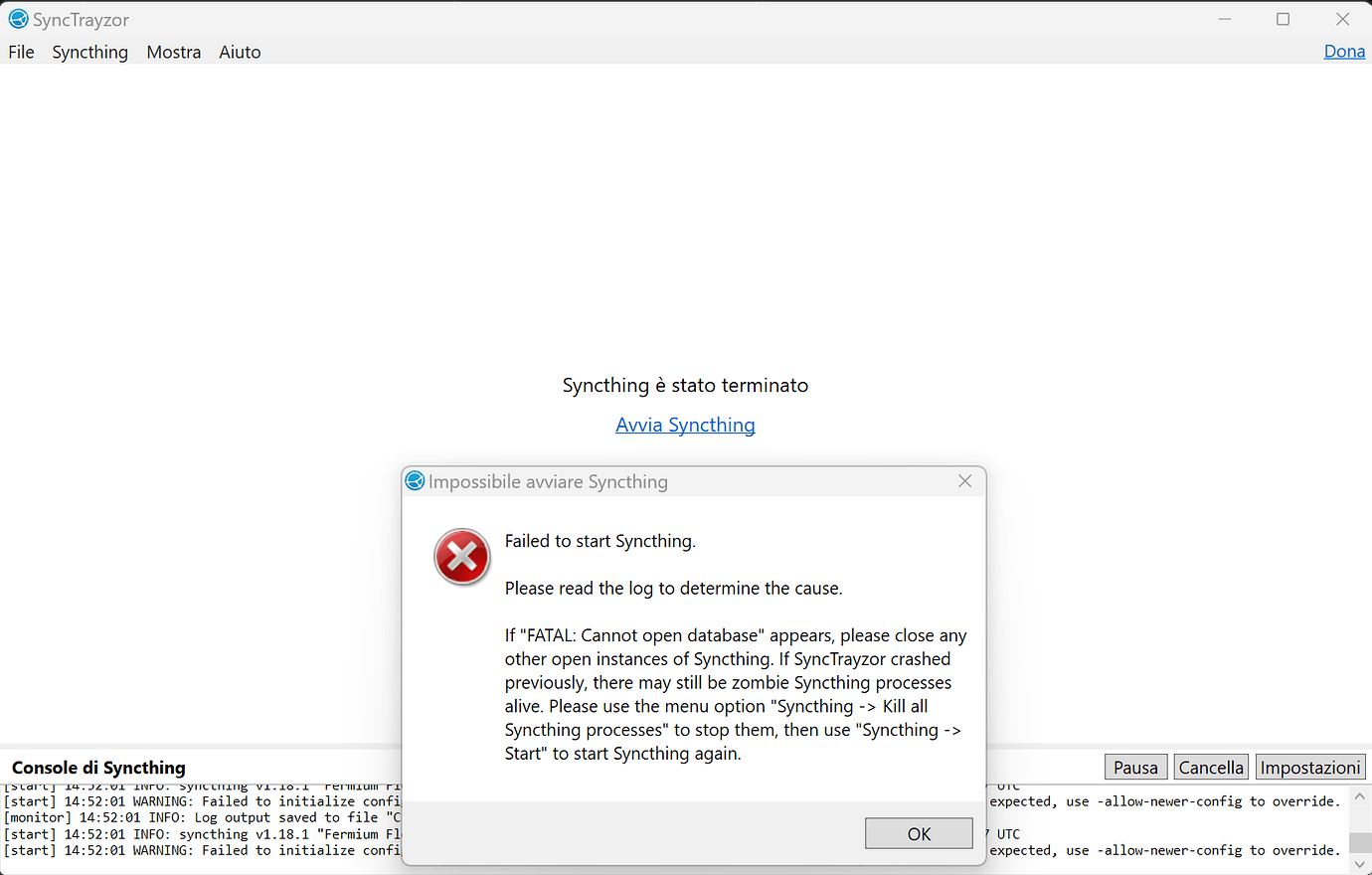 Synctrayzor: I can't get it to work - Support - Syncthing Community Forum