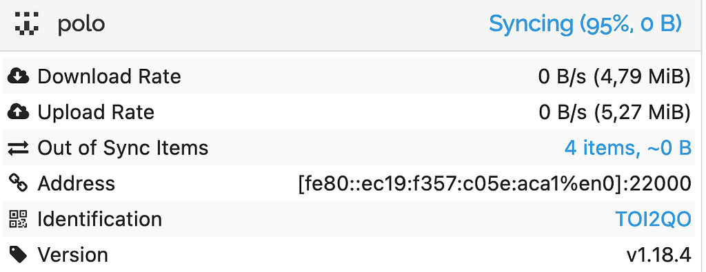 How to remove "Out of Sync Items" - Support - Syncthing Community Forum