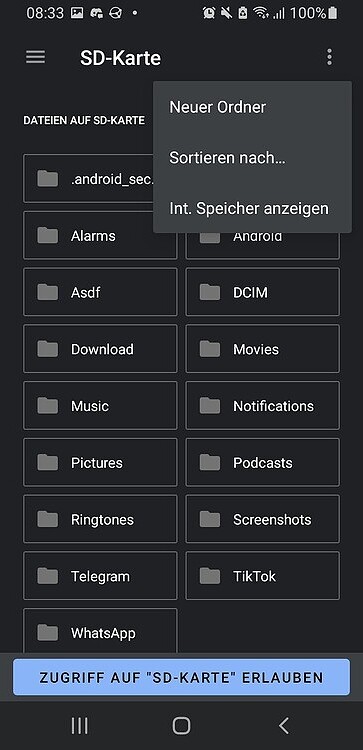Can't sync to SD card Android 10 - Android - Syncthing Community Forum
