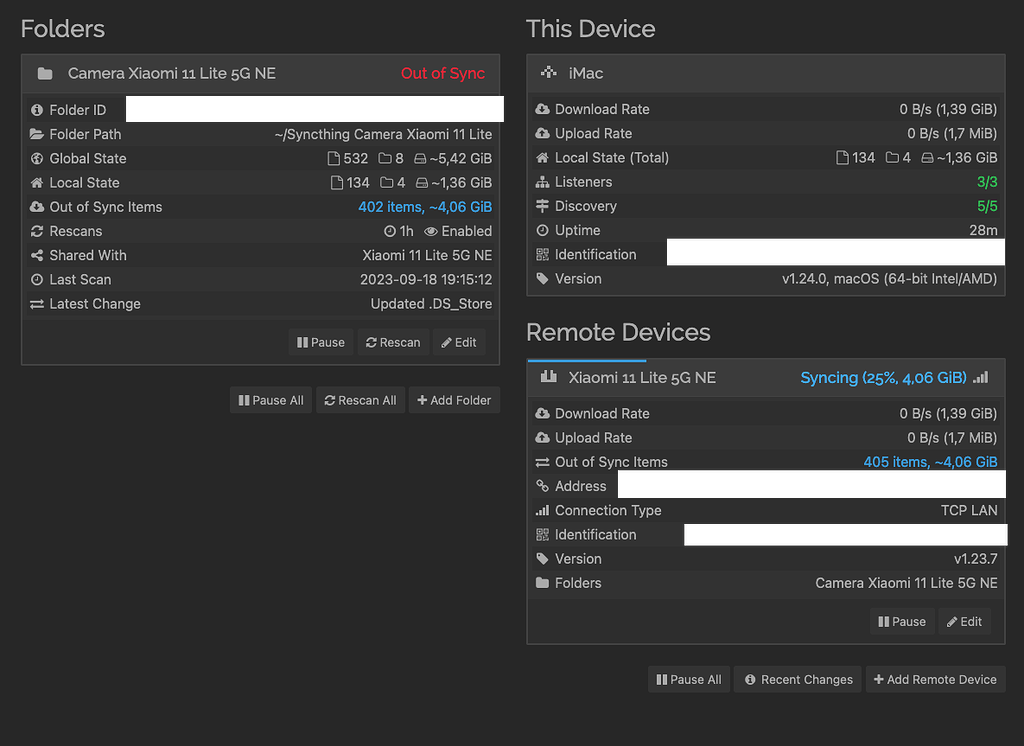 Out of Sync, unsure how to resolve - Support - Syncthing Community Forum