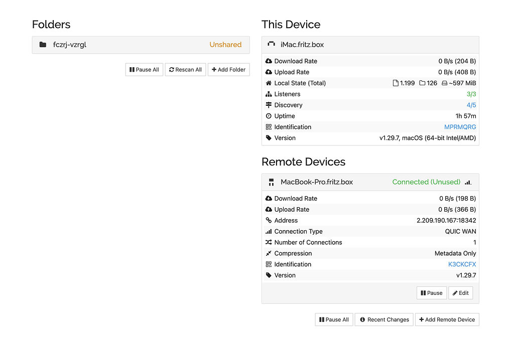 Newbee here: Folders unshared - Support - Syncthing Community Forum