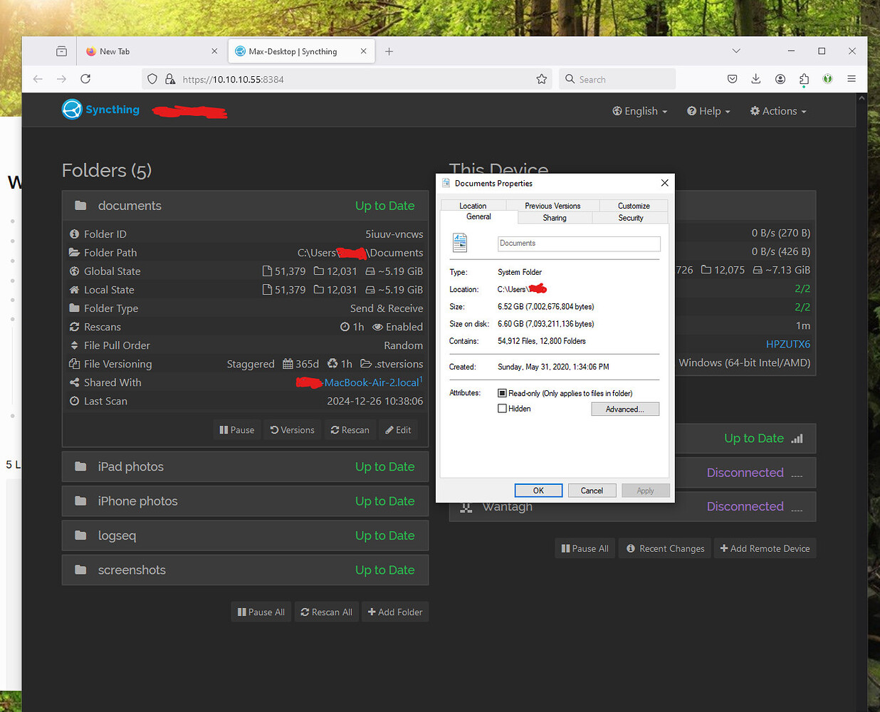 Syncthing Folder Not Syncing Correctly Despite 'Up to Date' Status - Support - Syncthing ...