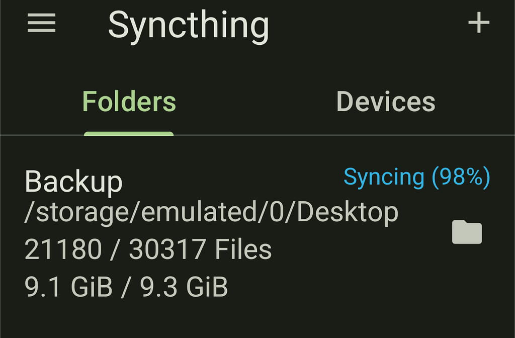 SyncThing slow with numerous files? - Android - Syncthing Community Forum