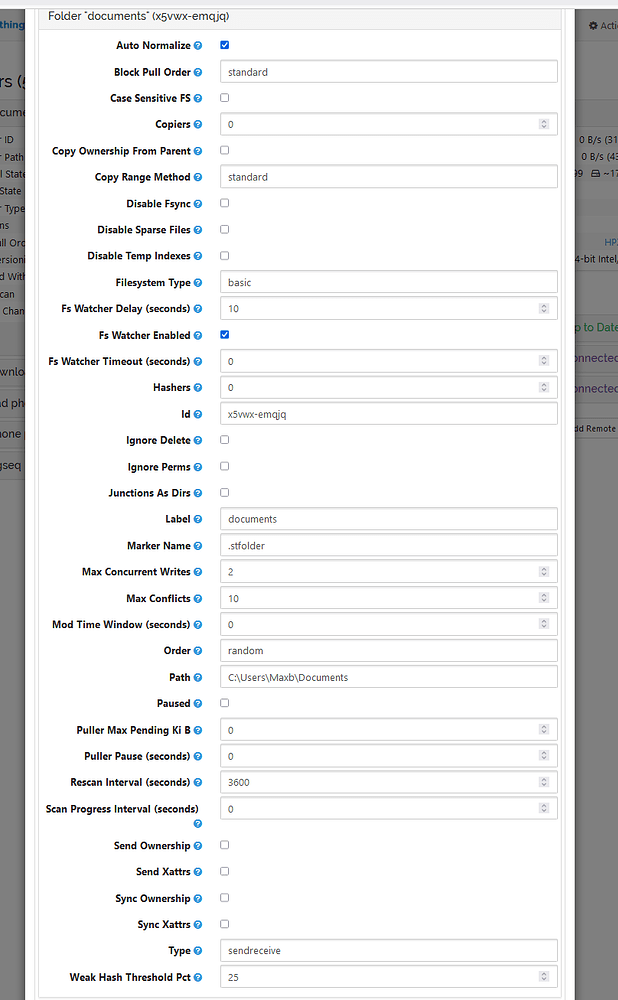 Syncthing Folder Not Syncing Correctly Despite 'Up to Date' Status - Support - Syncthing ...