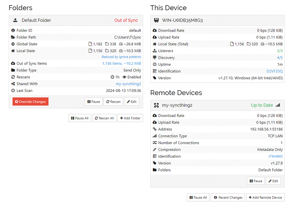 For File Synchronization Between Windows And Linux Even If The Files Have Exactly The Same