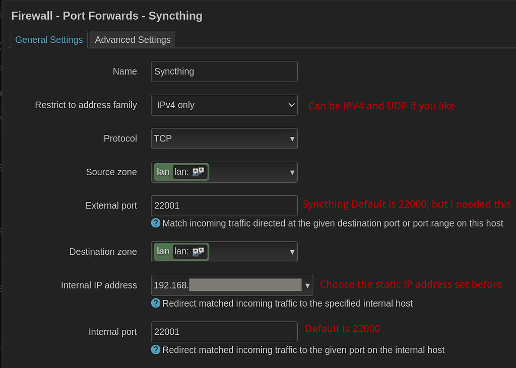Guide: How I setup Syncthing to sync locally only with router and firewall settings - Howto ...