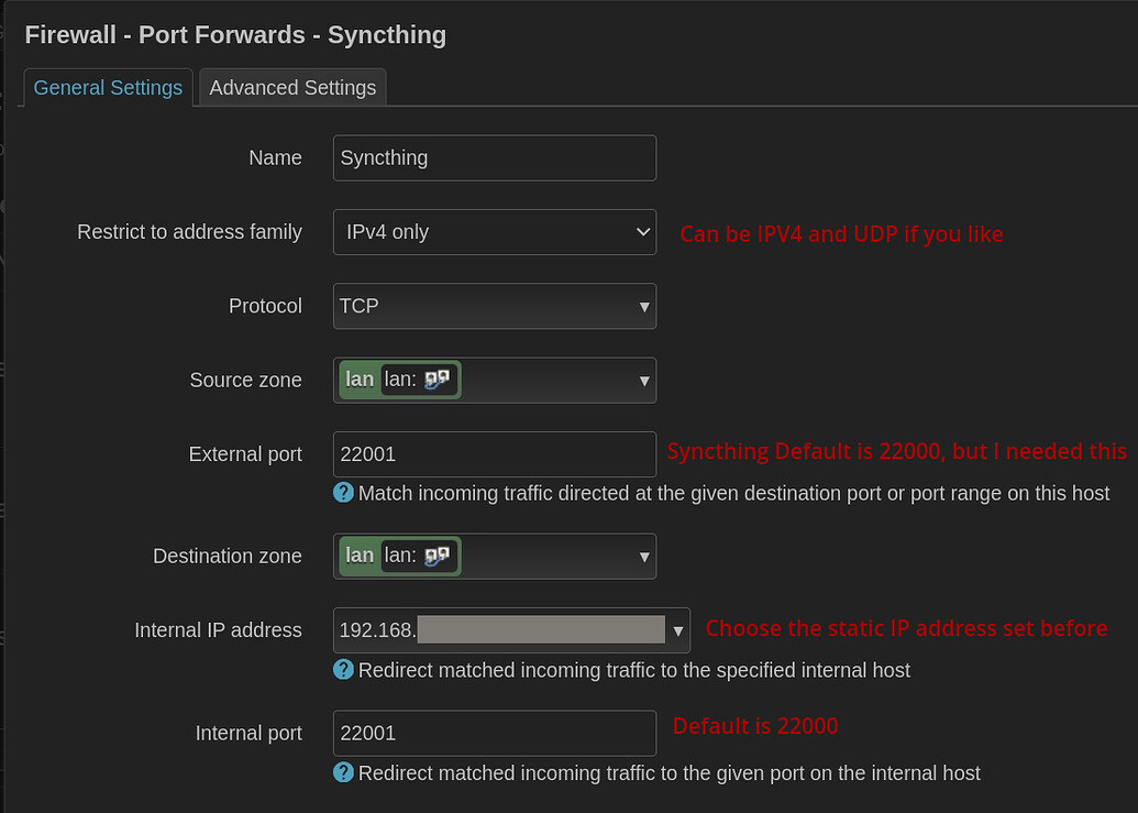 Guide How I Setup Syncthing To Sync Locally Only With Router And Firewall Settings Howto
