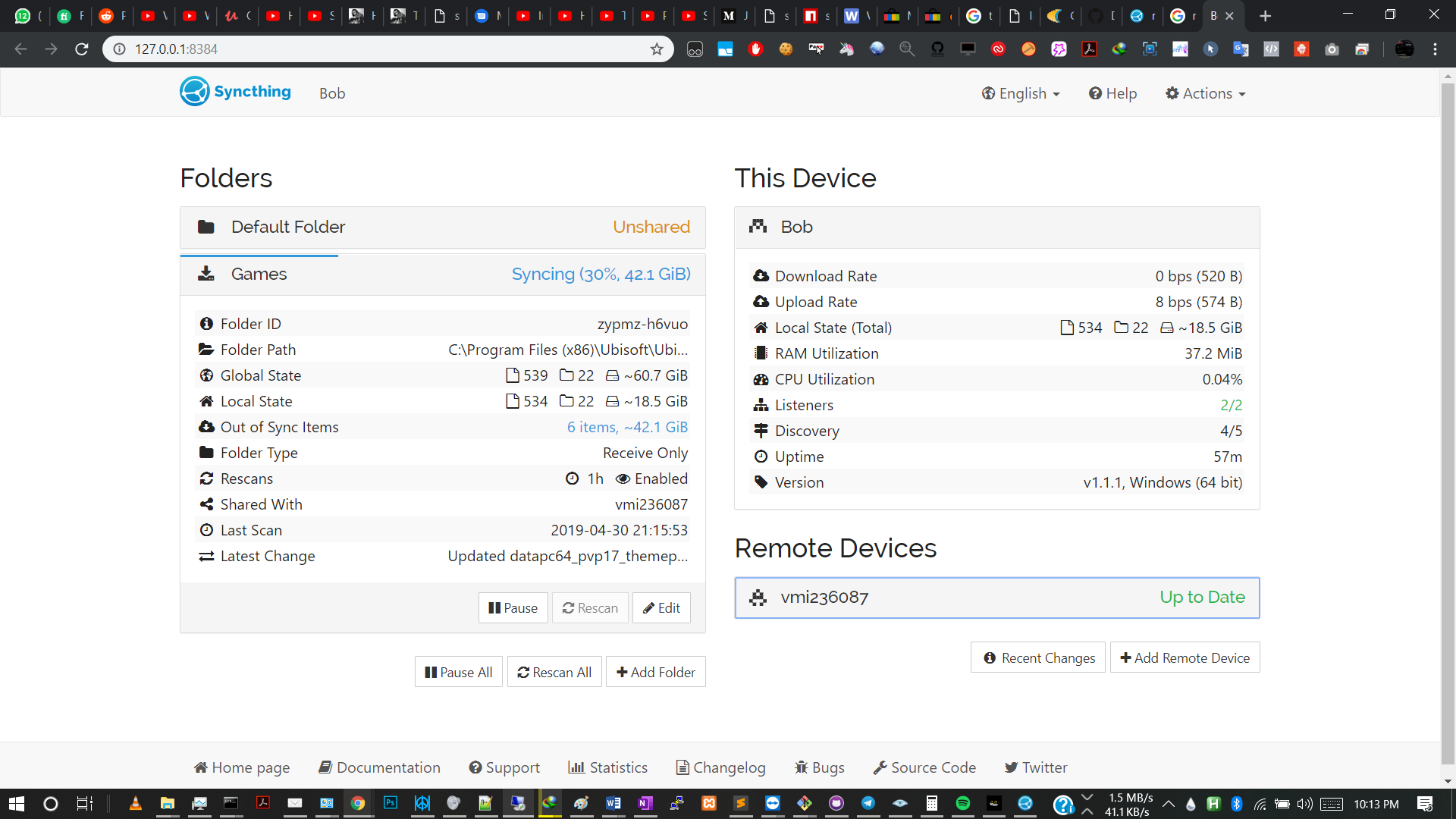 no device has the required version of this file - Support - Syncthing Community Forum