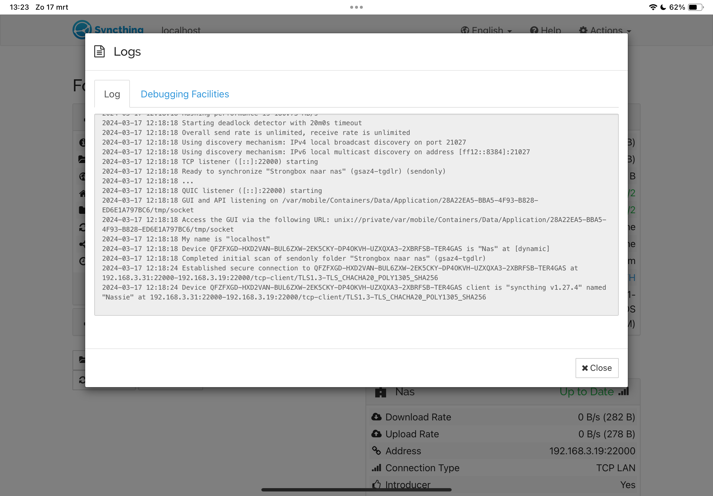 KeepassXC file not syncing (ios -> QNap nas) - Support - Syncthing Community Forum