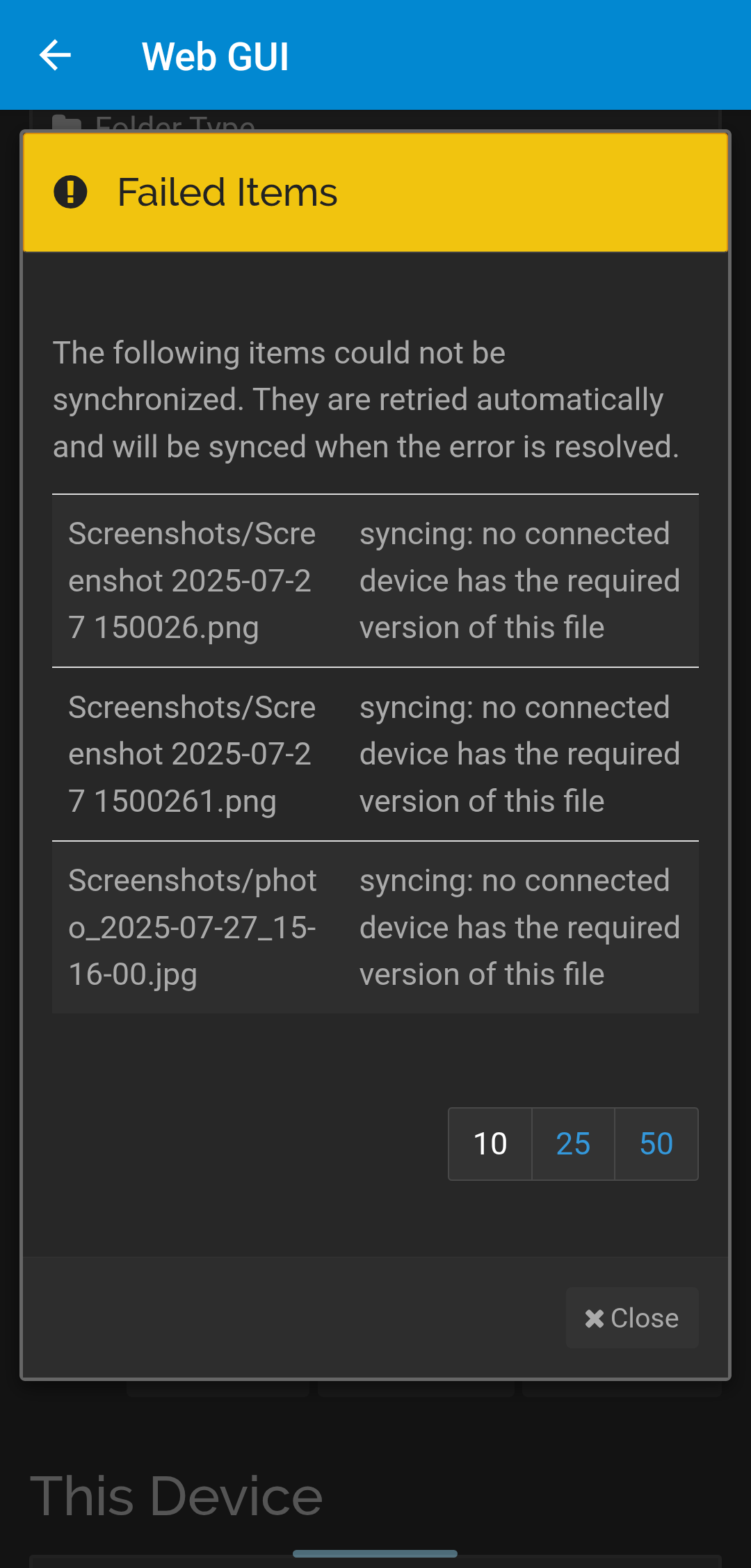 Deleting photos on Android doesn't delete on Windows - Support - Syncthing Community Forum
